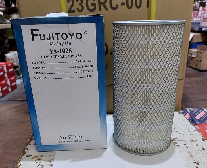 17801-30050 /FA1026 AIR FILTER TOYOTA HIACE NEW MODEL | Lazada PH