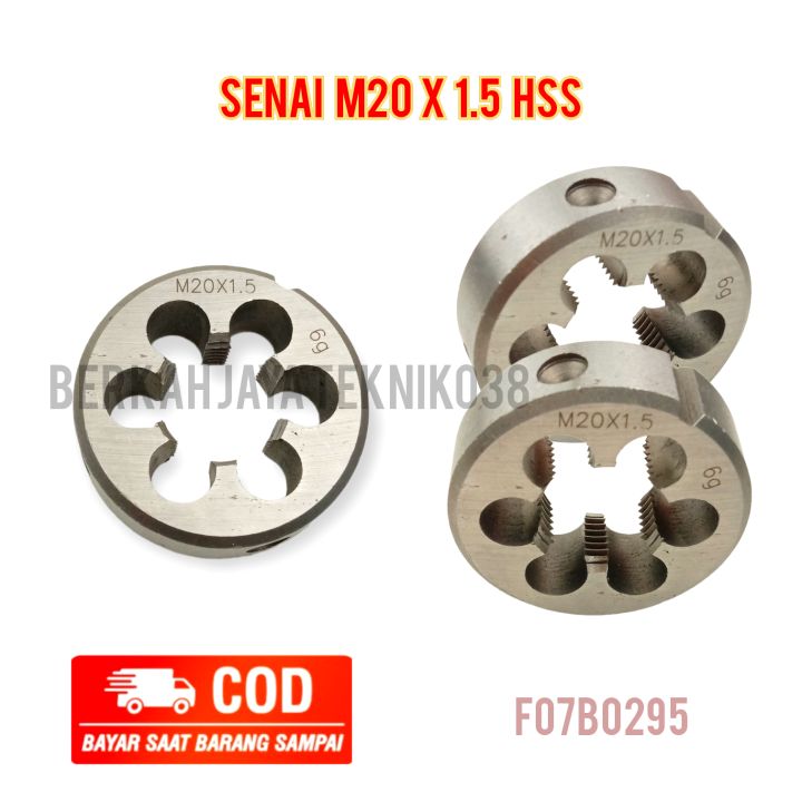 Senai M20 x 1.5 Senai Senay Round Dies Hss Bukan Yamawa | Lazada Indonesia