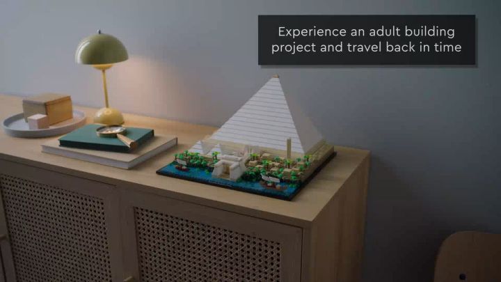 LEGO Architecture Great Pyramid of Giza 21058 Building Kit (1,476 ...