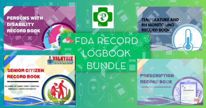 FDA RECORD LOGBOOK BUNDLE | Lazada PH