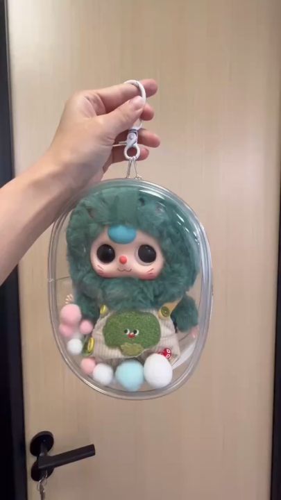 18cm/23cm Tas penyimpanan transparan PVC Tas BABY THREE VER 3 PVC BABY ...