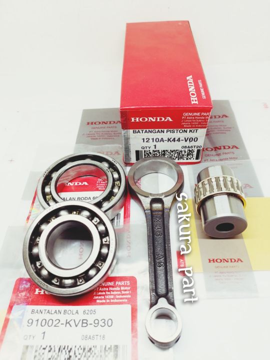 Stang seher K46+Bearing Kruk As Honda original - Beat pop Beat esp Beat ...
