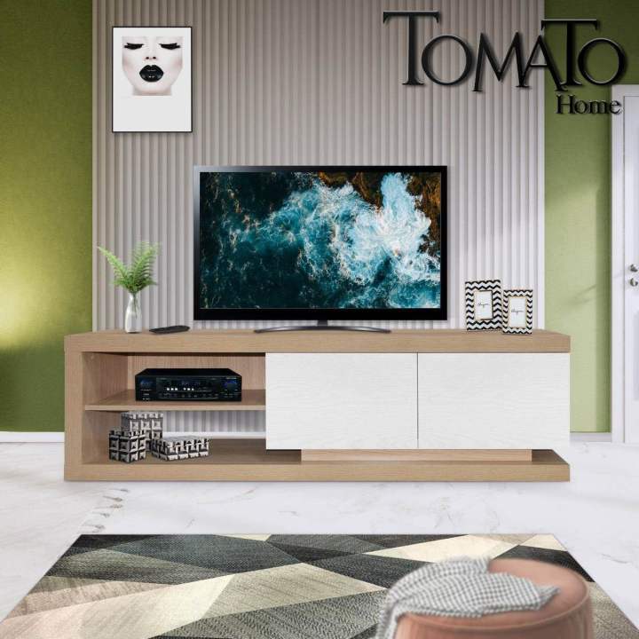 Tomato Home ชั้นวางทีวี 65นิ้ว Dolce กว้าง150ซม | ชั้นวางทีวีมินิมอล ...
