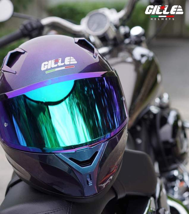 Gille Helmet gts v1 chameleon with LOTS OF FREEBIES | Lazada PH