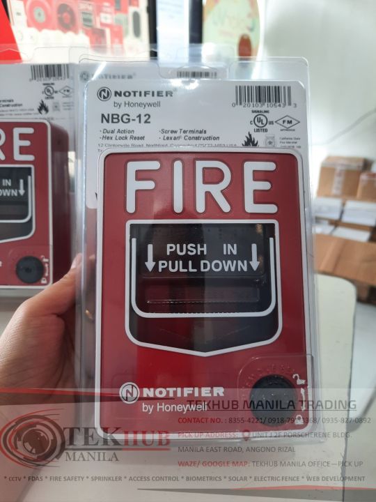 Notifier Manual Pull Station NBG 12LX | Lazada PH