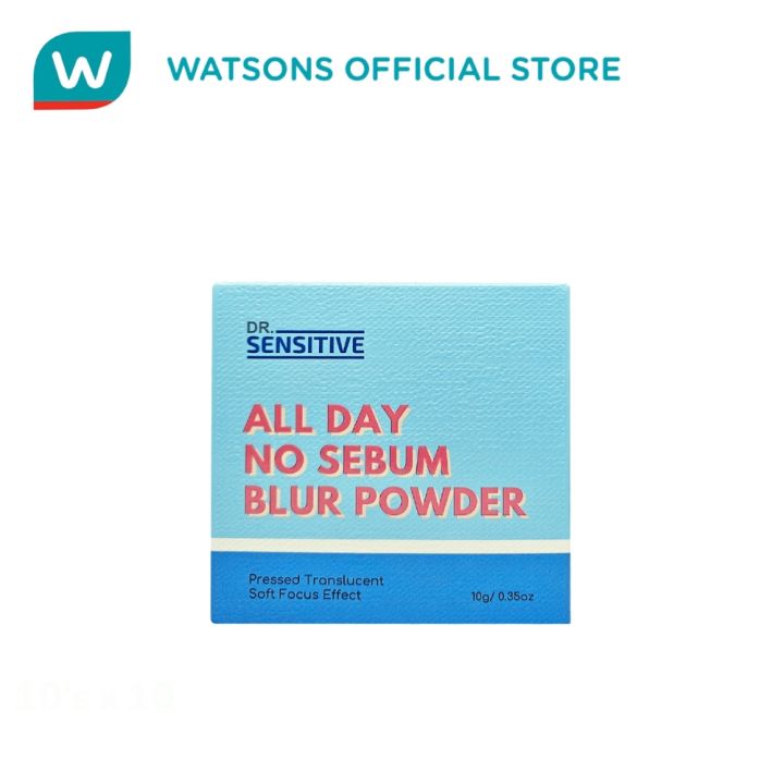 DR SENSITIVE All Day No Sebum Blur Powder Translucent 10g | Lazada PH
