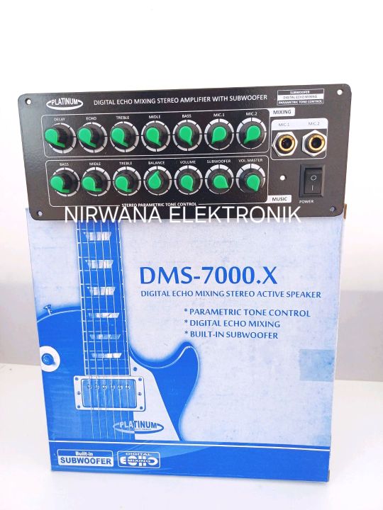 Kit Power Amplifier Stereo Sanken Plus Digital DMS 7000X Echo Mixing ...