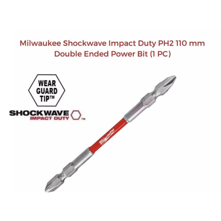 Mata Obeng Milwaukee Advantage Doble Ended Impact PH2 110mm Utilan ...