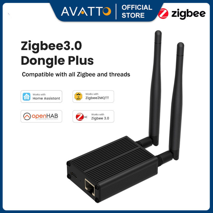 AVATTO ZigBee 3.0 Dongle To Ethernet, USB, And WiFi Gateway Coordinator With PoE,Works With ...