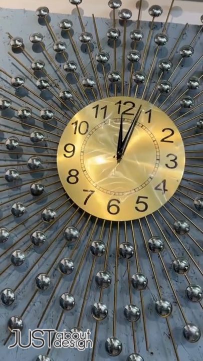 Hiasan Dinding Jam Besi Jam Dinding Besar Jam Dinding Moden Jam Besar ...