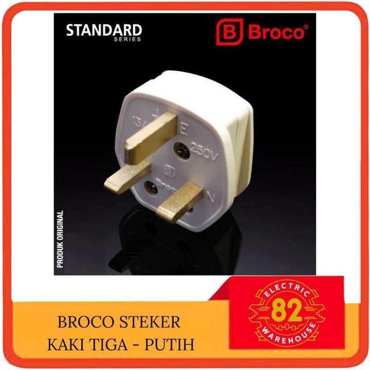 COLOKAN AC KAKI TIGA / STEKER AC KAKI TIGA / STEKER BROCO KAKI TIGA ...