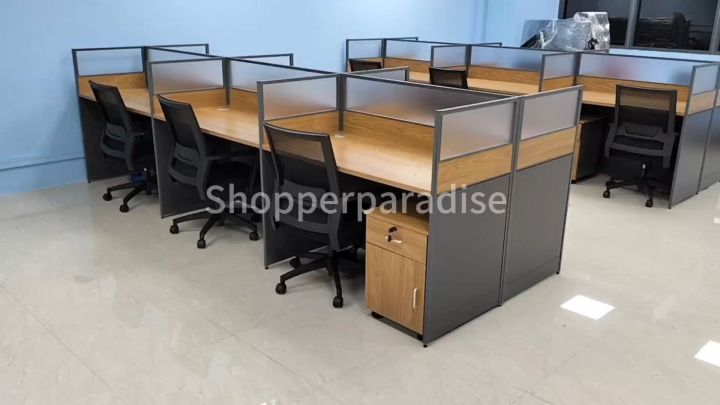 SG Ready Stock H101-H106 Executive Workstation partition pedestal ...
