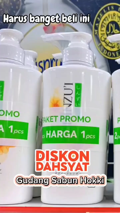 SABUN MANDI Cair BOTOL PUMP 500ml aroma shinzui Matsu dan Kirey ...