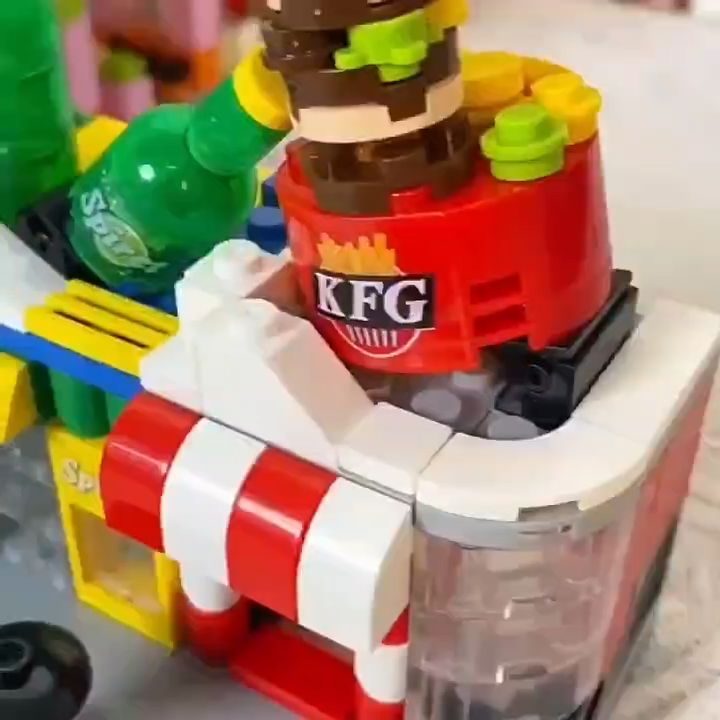 City Set Mini Street View Building Set Assembly Toys Building Blocks ...