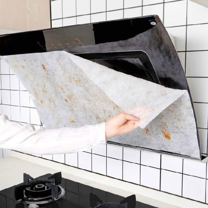 Kitchen Oil Filter Paper Simple Safe Extractor Fan Cleaning Sheet ...