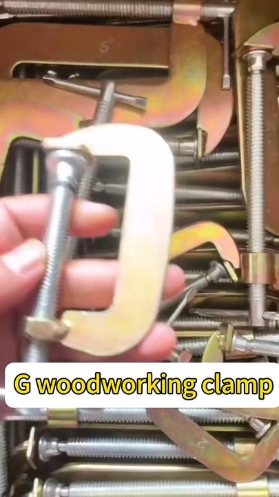 C/G Clamp Klem Catok Jepit Meja Heavy Duty 4 Inch Clam Press Kayu ...