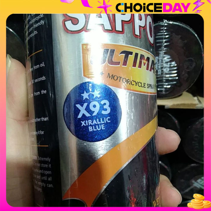 cat spray pilok pilox cat semprot sapporo ultimate saporo X93 xirallic blue xiralik xirallic ...