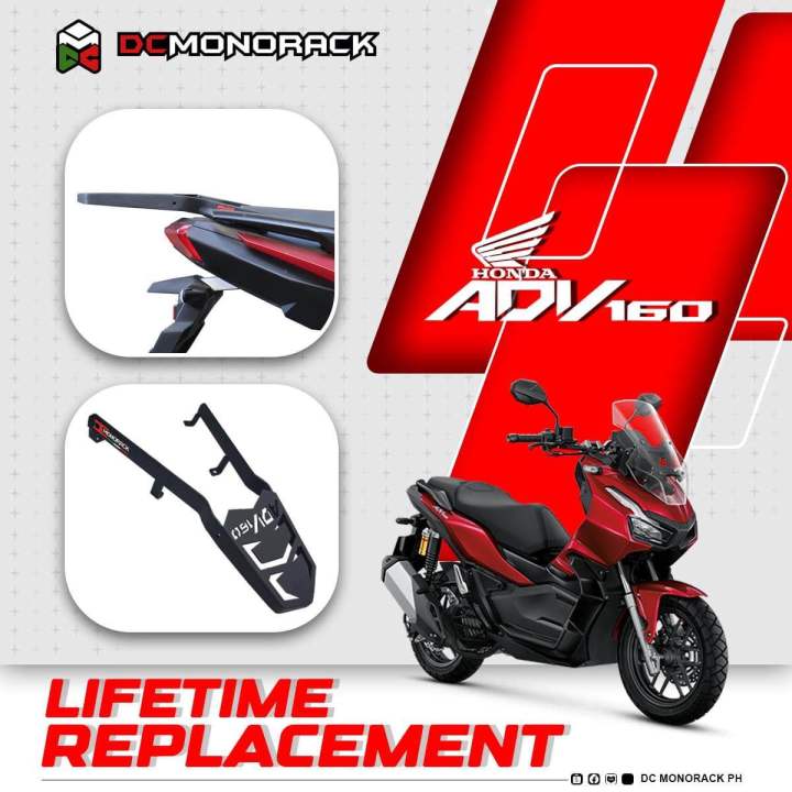 dc monorack honda adv 160 universal top box bracket | Lazada PH