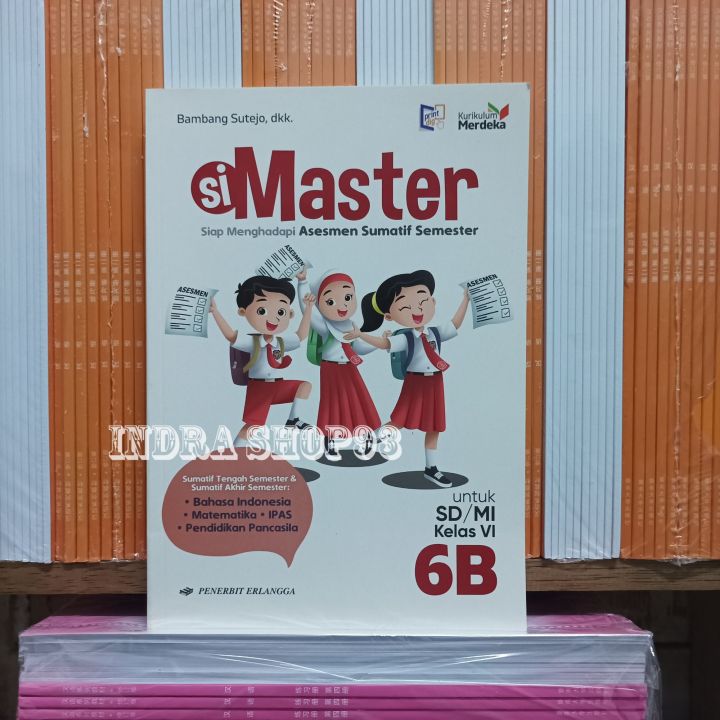 Buku Simaster Erlangga Jilid 6B Kelas 6 SD/Mi Kurikulum Merdeka ...