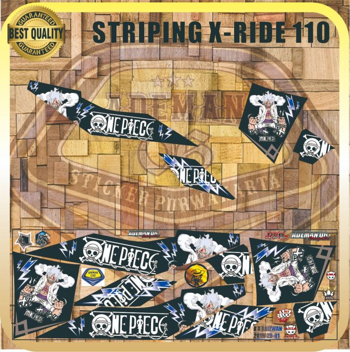 Striping/Sticker X Ride Motif One Piece Sticker bonus rendem | Lazada ...