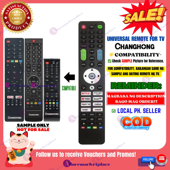 Changhong Smart TV Universal [**Mag Basa B4 Umorder**] Ready to USE ...