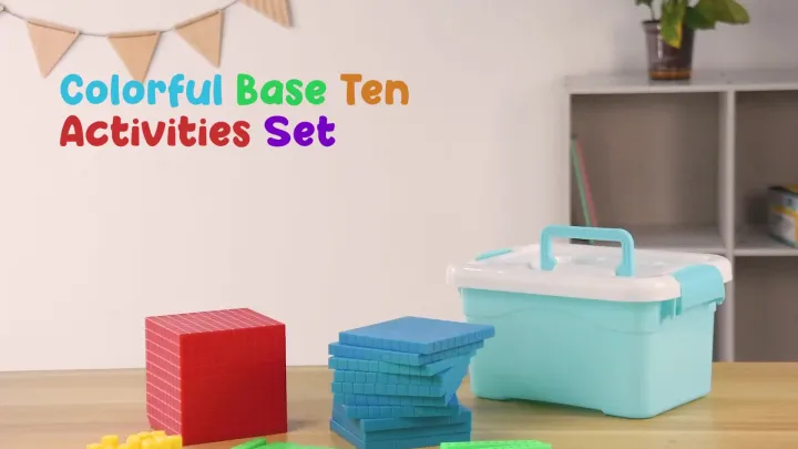 Plastic Base Ten Blocks Set,Maths manipulatives for 2nd Grade ...