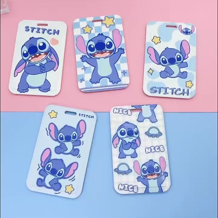 🎀Ready Stock🎀Cute Stitch ID Touch n Go Credit Card Holder Lilo & Stitch ...