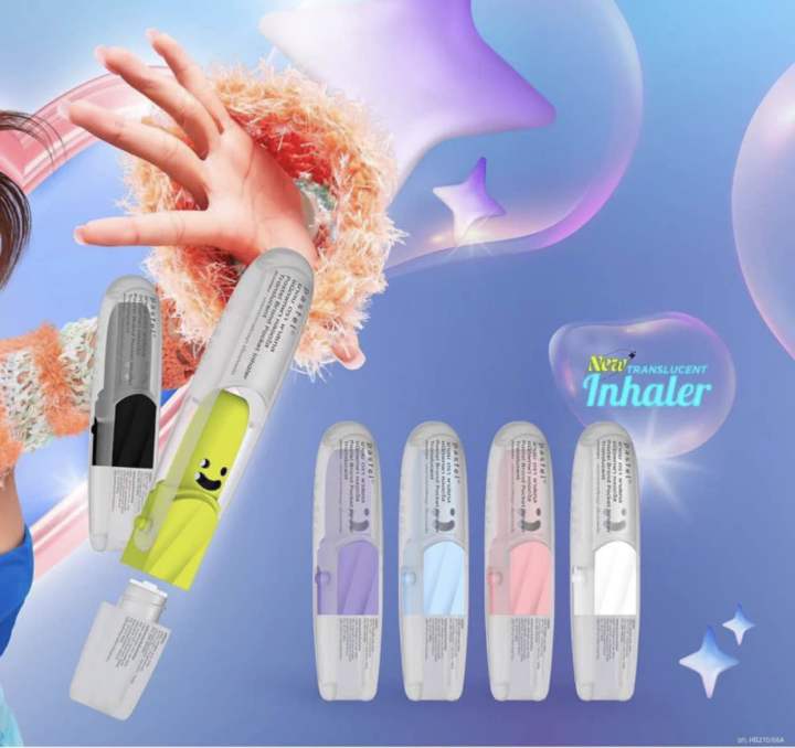 NEW 2in1 PASTEL POCKET INHALER TRANSLUCENT | Lazada PH