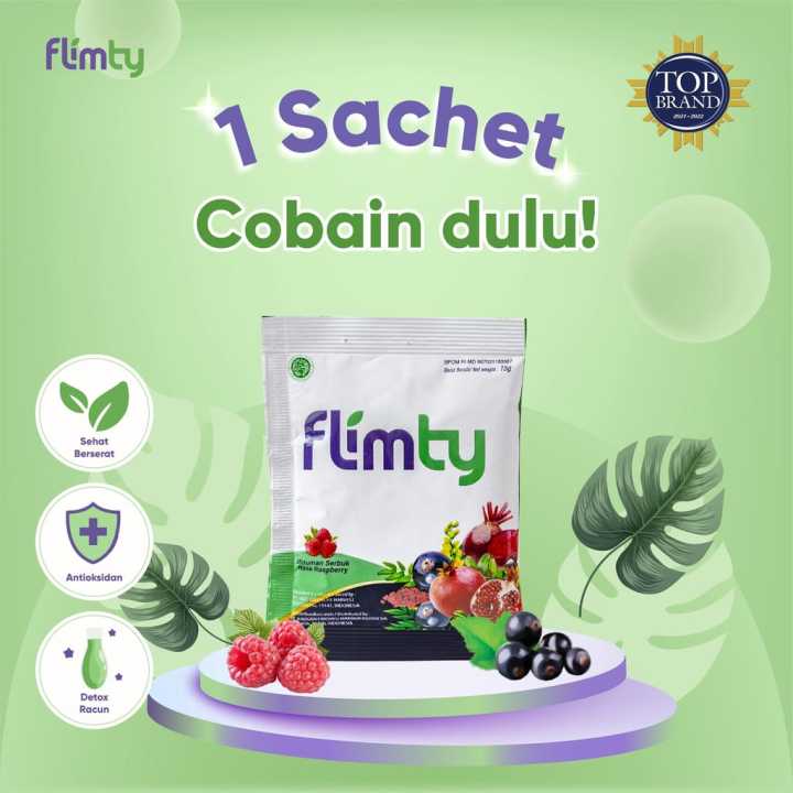 1 SACHET FLIMTY FIBER ORIGINAL MINUMAN PELANGSING PEMBAKAR LEMAK DIET ...