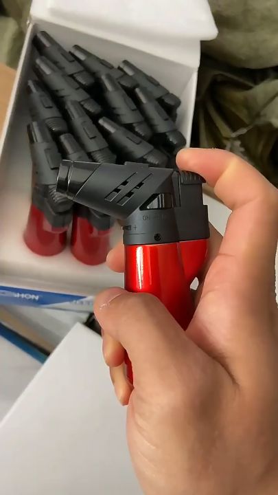 Jet lighter windproof lighter spray gun lighter gas flame tool ...