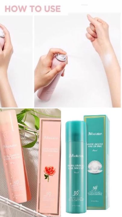 JM Solution Mama Pure Guard Whitening / Glow Luminous Pearl Flower Sun Spray SPF50+ PA+++ 防晒隔离喷 ...