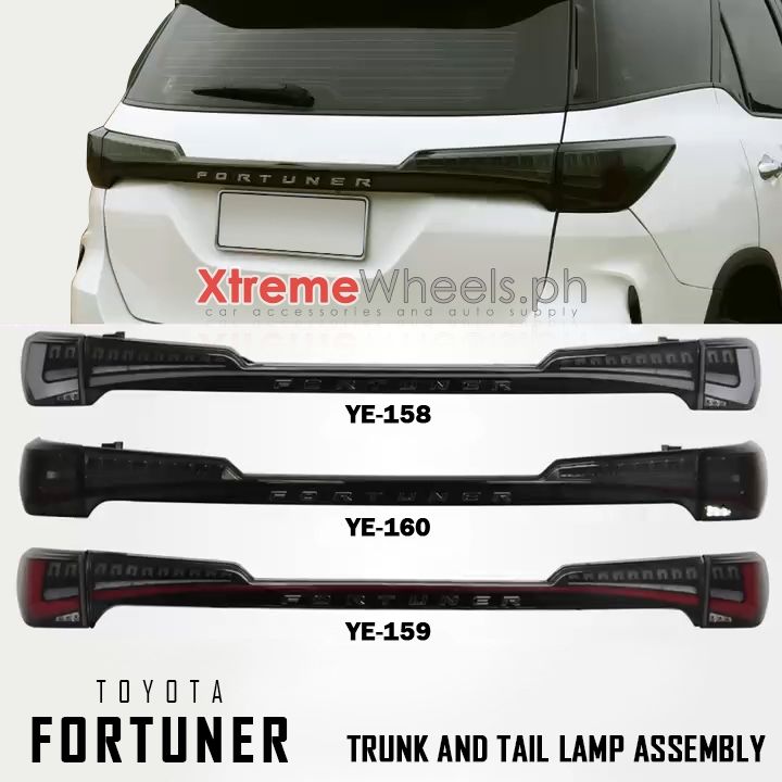 Toyota Fortuner 2016-2026 Rear Tail Light Assembly with Trunklid ...
