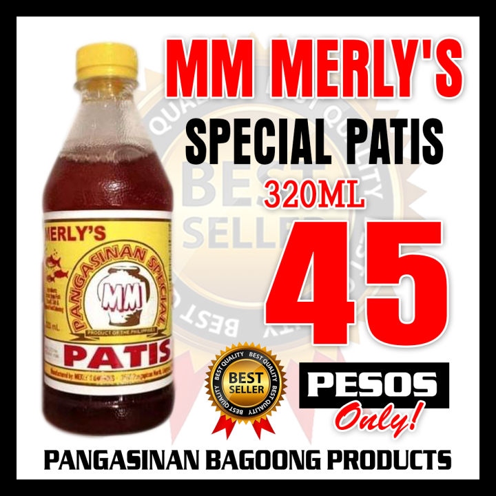 MM Merly's Pure Patis 320ML from Lingayen Pangasinan | Lazada PH
