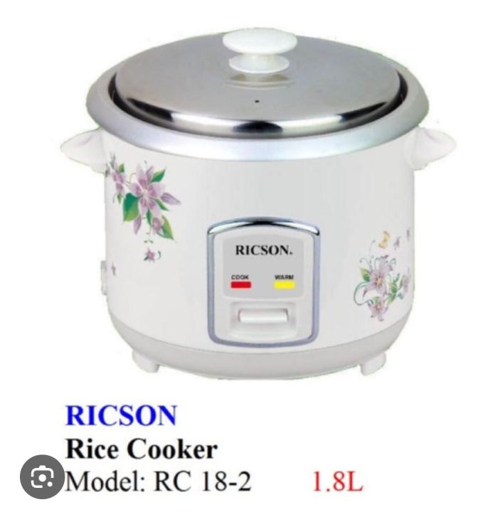 RICSON RICE COOKER 1.8L | Lazada