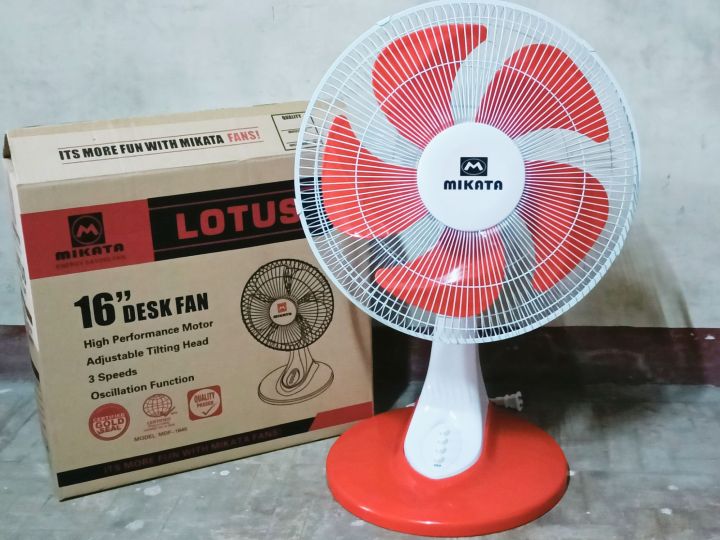 MIKATA LOTUS 16"in DESK FAN | Lazada PH
