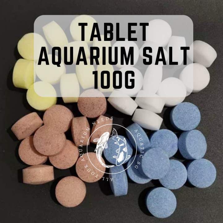 SG READY STOCK | 100g Aquarium Ball Salt Sea Salt Methylene Blue Yellow ...