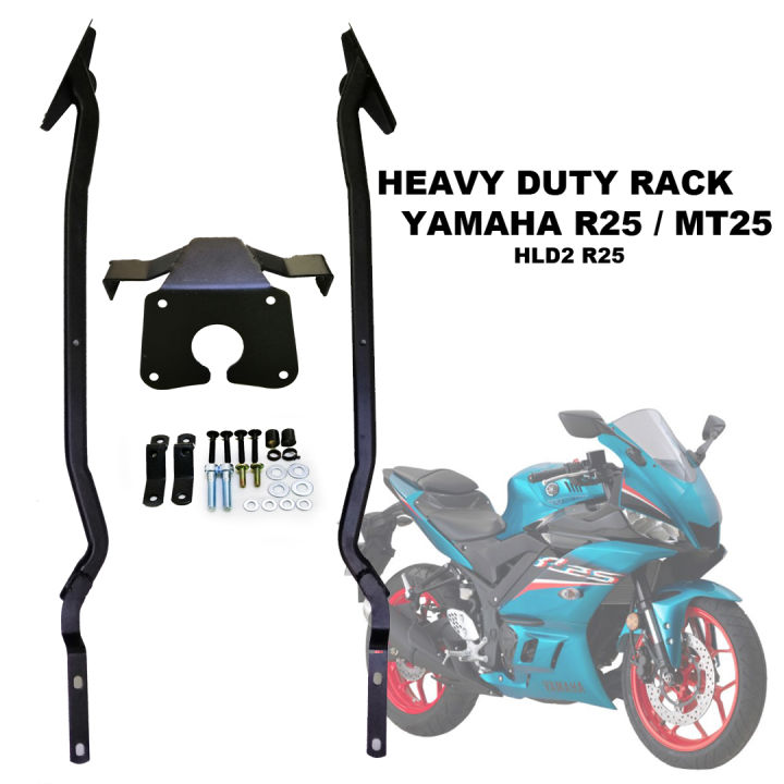 Yamaha R25 V1 V2 MT25 Heavy Duty Rack Monorack for Top Box | Lazada