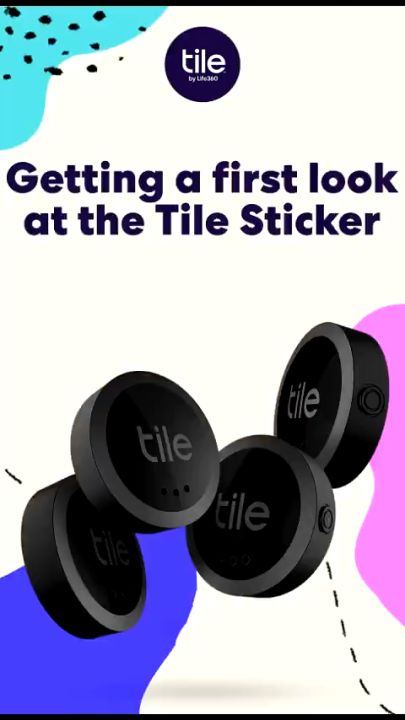 Tile Sticker 2pcs, The small tracker for IOS and android user (GPS ...