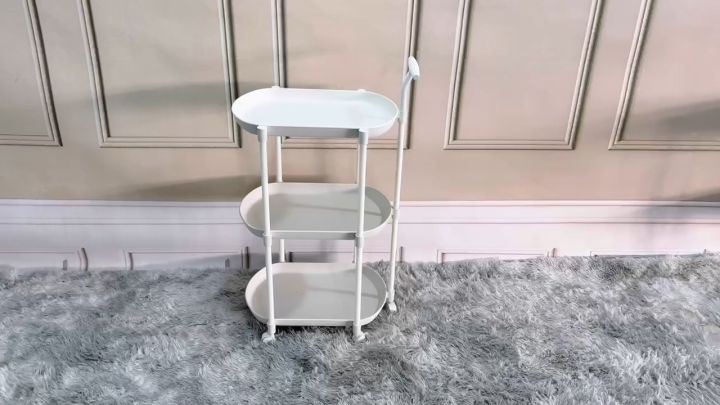 Removable Trolley Side Table With Wheels Small Coffee Table Tray ...