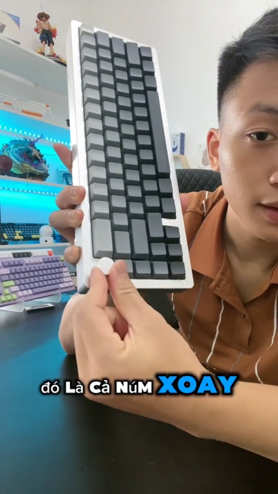 Bàn phím cơ Silent Atas AL65 Khung nhôm CNC 3 mode kết nối - Led RGB ...