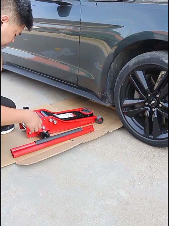 Horizontal jack hydraulic 2/5/8/10 Tons ton car car top oil pressure ...