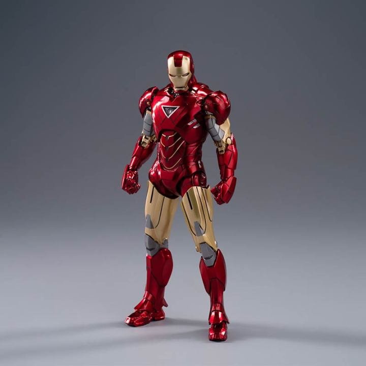 (ลิขสิทธิ์แท้) Iron Man MK6 Scale 1/10 (7 นิ้ว) รุ่น 1906-06 จาก ZD ...