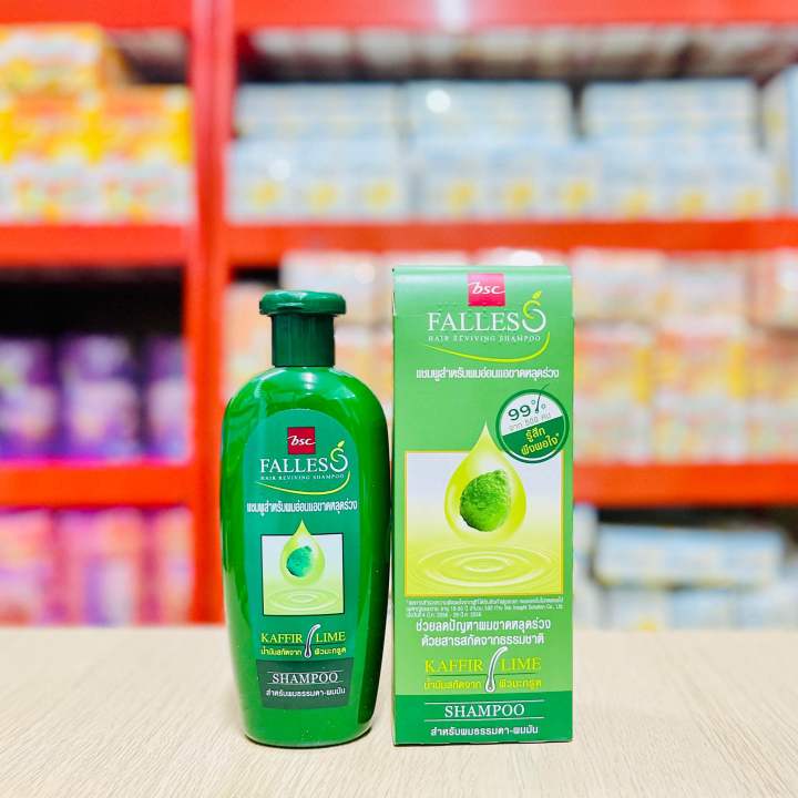 FALLESS ฟอลเลส แชมพูสำหรับผมอ่อนแอขาดหลุดร่วง (300ml) | Lazada.co.th