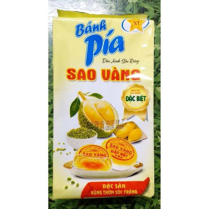 BÁNH SAO VÀNG HỘP VÀNG - ĐẬU XANH, SẦU RIÊNG, TRỨNG SAY - 400GRAM ...