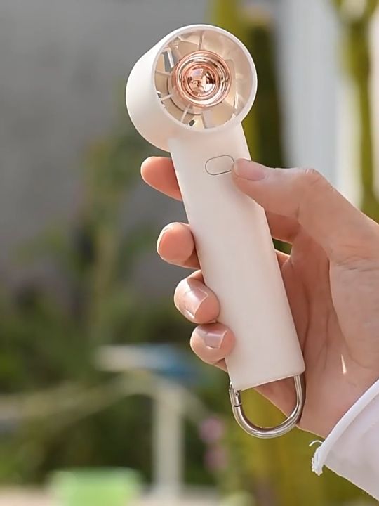 Mini Fan 3500mAh Battery Portable Handheld Rechargeable Leafless ...
