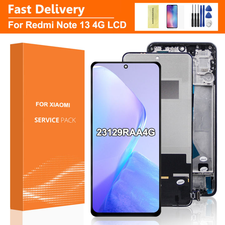 6.67" Display For Xiaomi Redmi Note 13 4G LCD Display Touch Digitizer ...