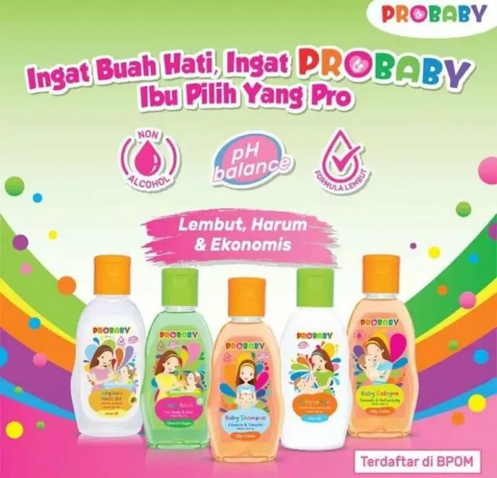 probaby shampoo bayi dan anak pH balance 200 ml | Lazada Indonesia