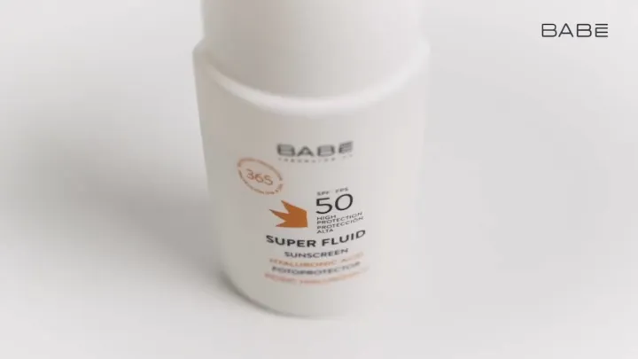 Kem chống nắng phổ rộng dành cho da khô Laboratorios BABÉ Super Fluid Sunscreen SPF50 50ml ...