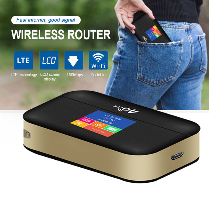 LT600 4G LTE Mifi Router Modem Mobile Portable WiFi Car Mifi Wireless ...