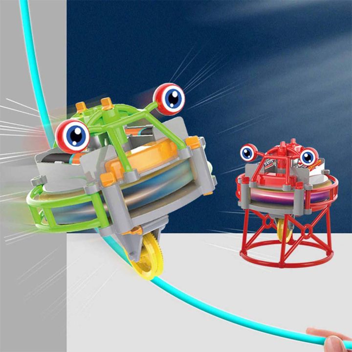 Creative Magical Tumbler Unicycle Robot Wire Walking Assembly Gyro ของ ...